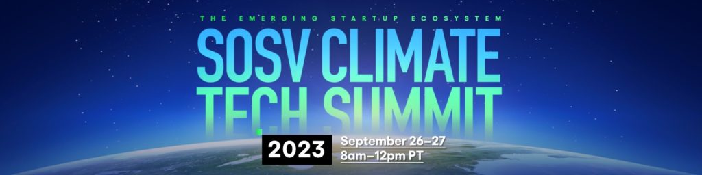 SOSV Climate Tech Summit | SOSV Climate Tech Summit