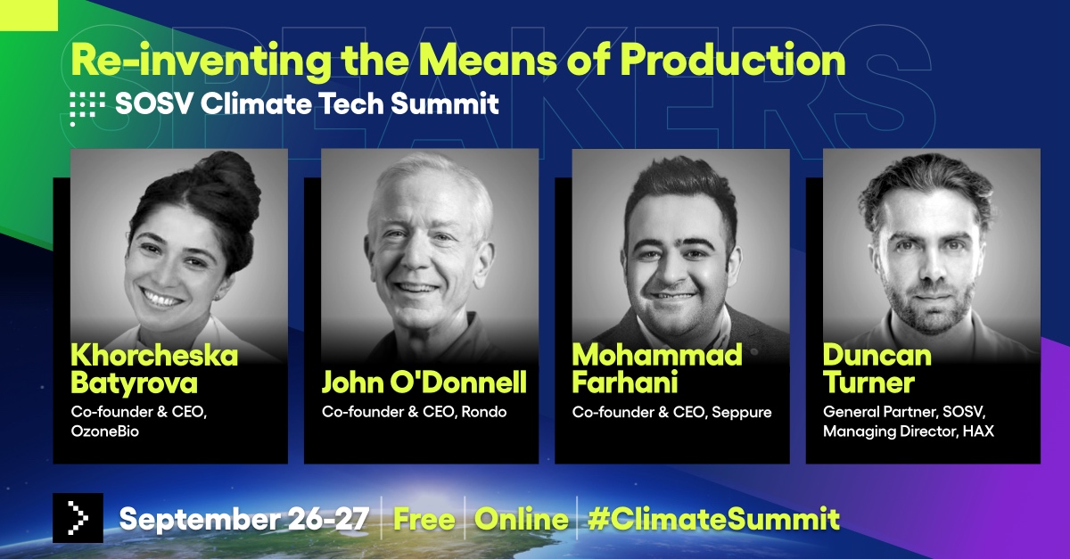 Industrial processes = a quarter of global CO2. SepPure, Rondo and ...